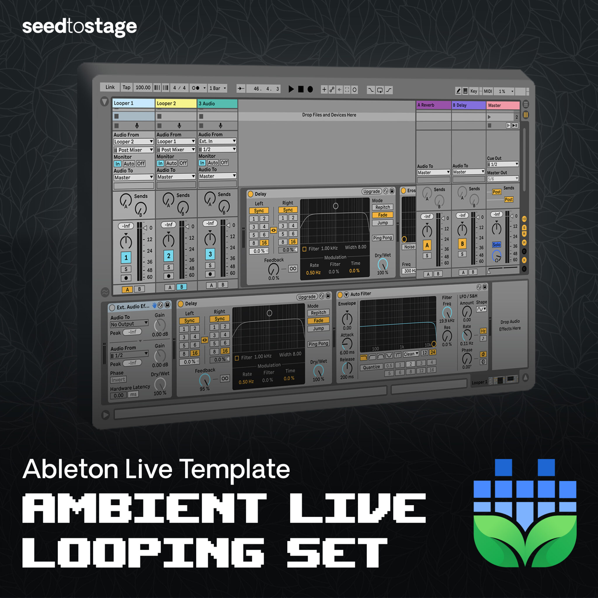 Ambient Live Looping Set (Ableton Template) - Seed To Stage